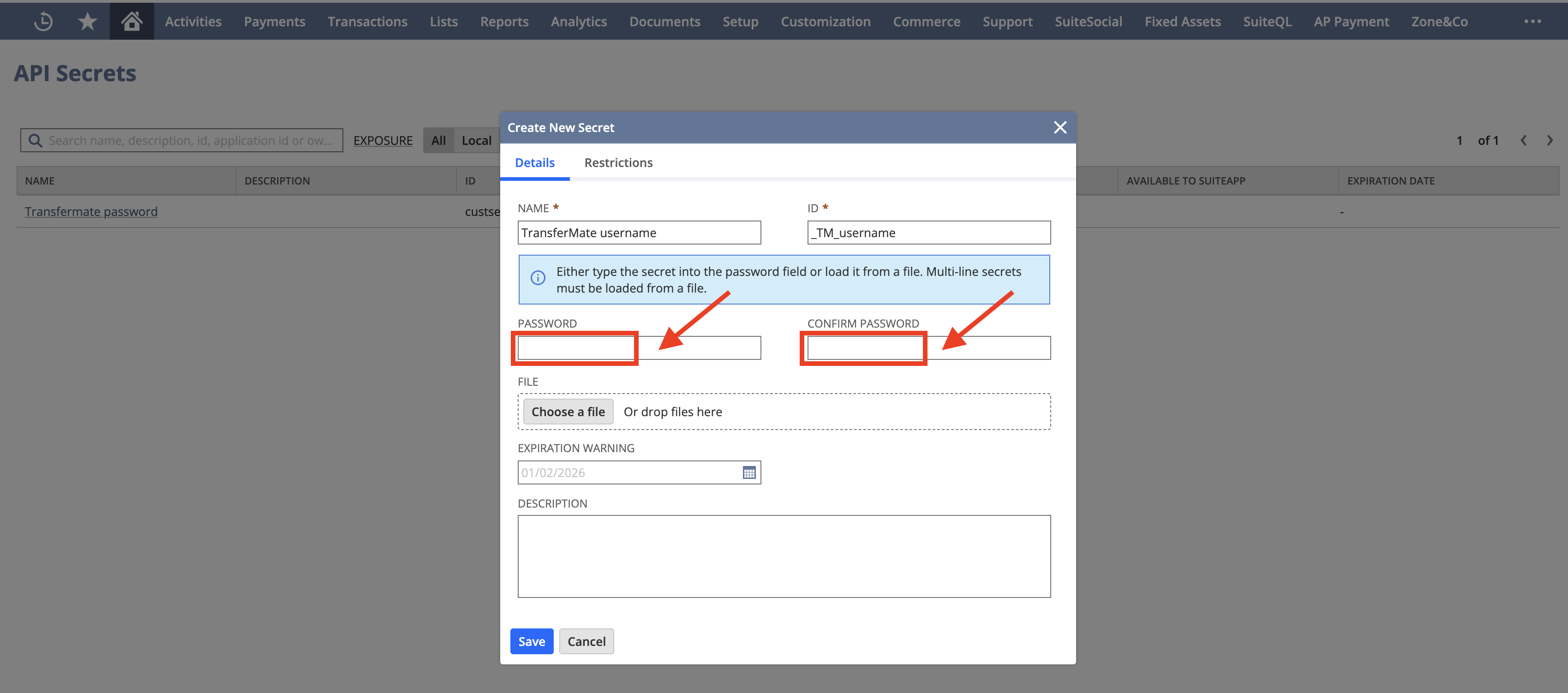 Configuring Zone AP Payments Connection – ZoneCapture Knowledge Base